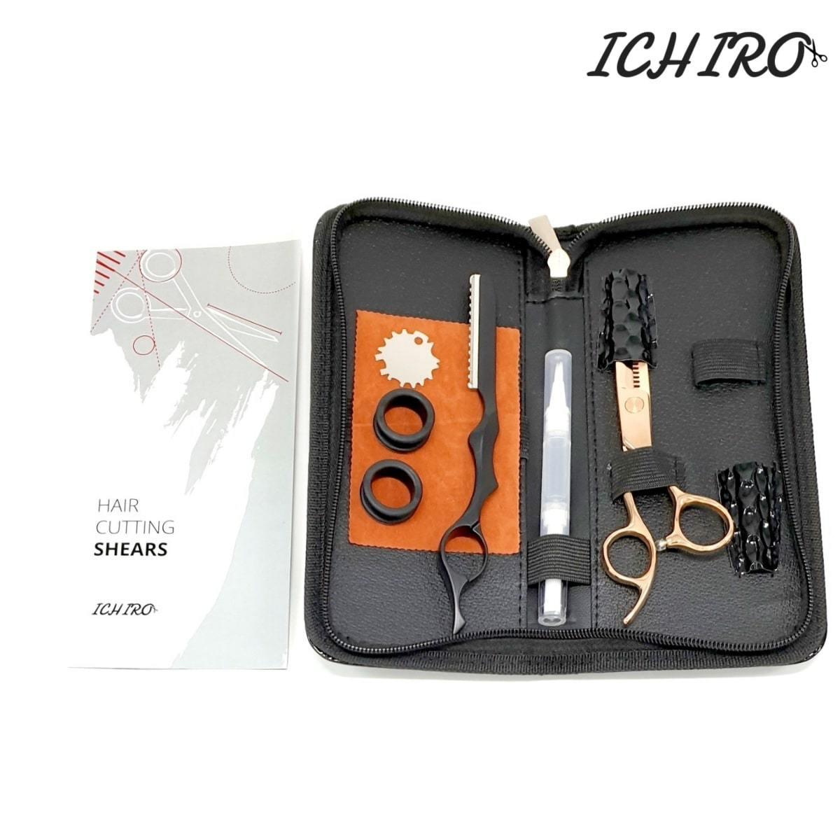 Ichiro Rose Gold Thinning Scissors | Scissor Hub NZ - Scissor Hub New ...