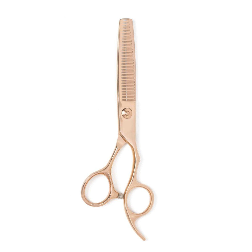 Ichiro Rose Gold Thinning Scissors: Professional Texturizing Tool ...