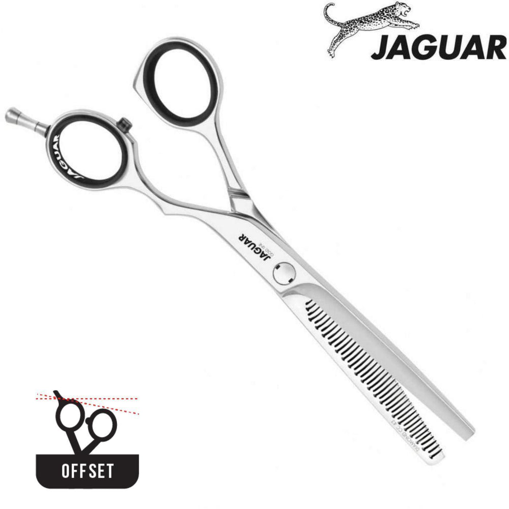 Jaguar Gold Line Diamond E Offset Thinning Scissors: Professional ...
