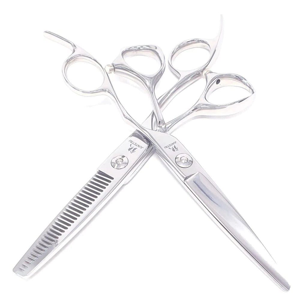 Juntetsu Offset Hairdressing Scissor Set | Precision Hair Scissors ...