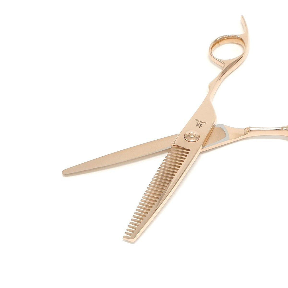 Juntetsu Rose Gold Thinning Scissors | Precision Hair Scissors ...