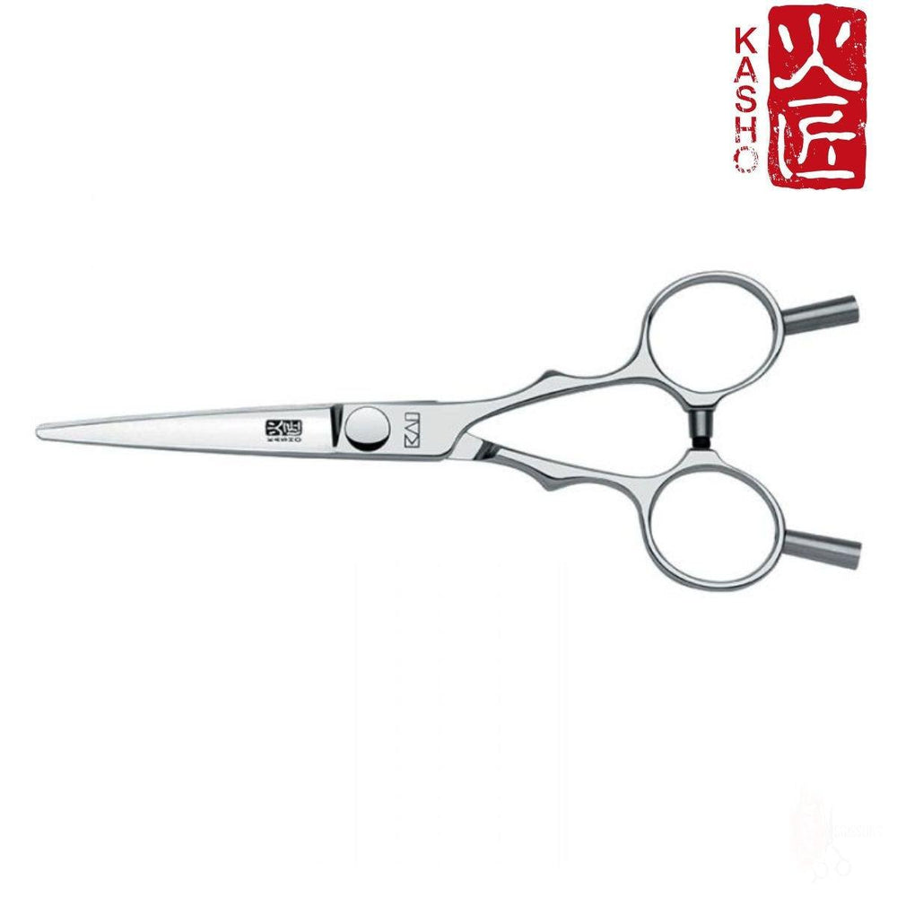 Kasho Silver Straight Hair Cutting Scissors - Traditional Handle ...